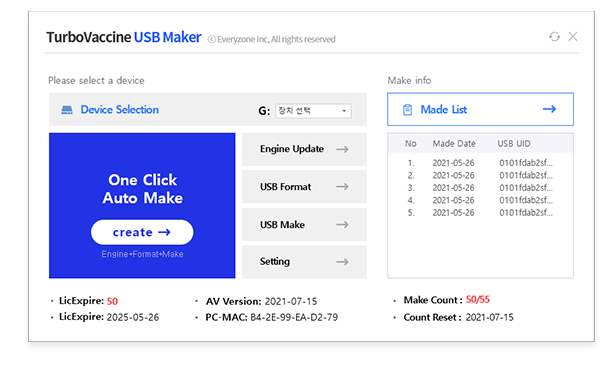 TurboVaccine USB Make
